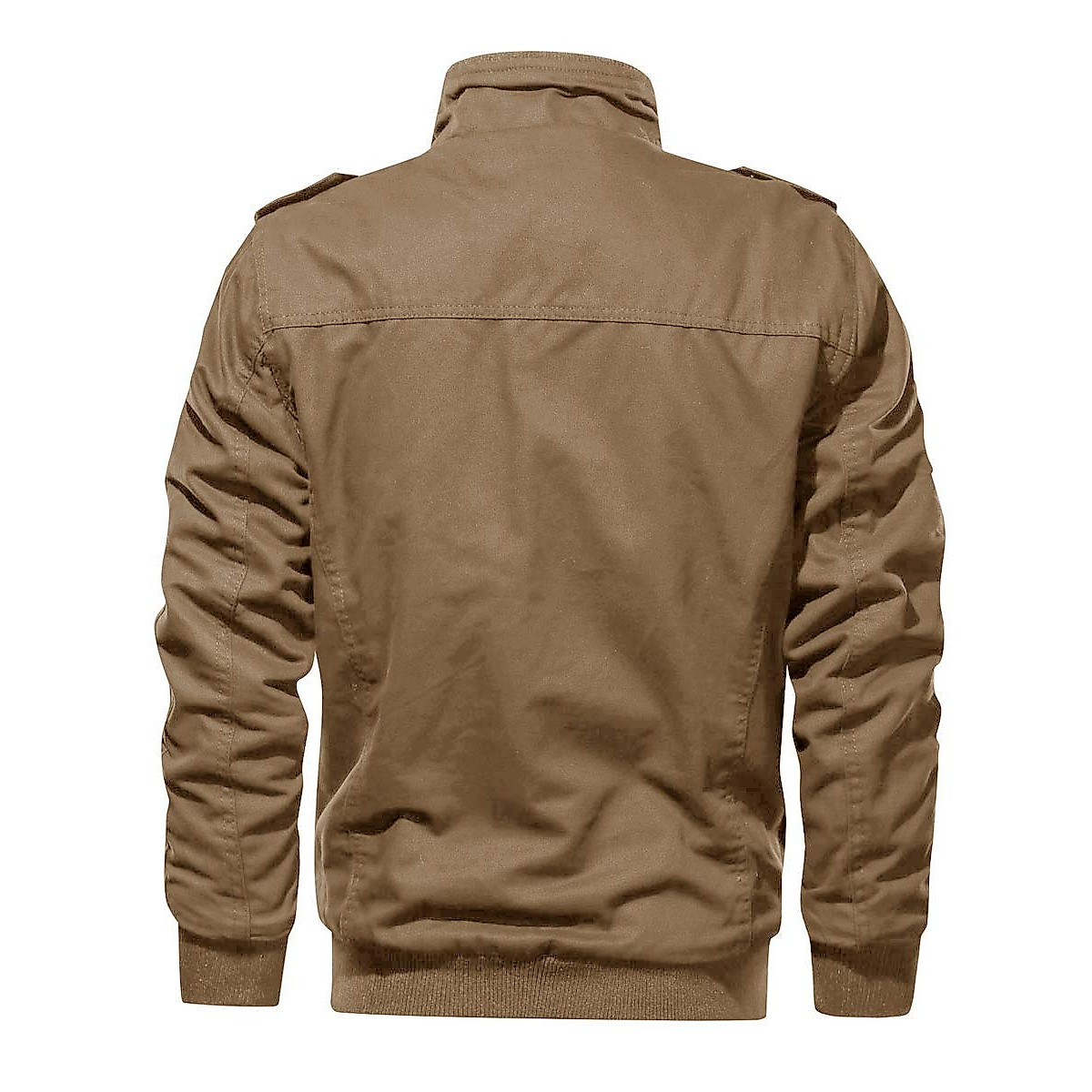 EKLENTSON Mens Winter Jackets Motorcycle Jacket Flying Jacket Winter Coat Men Windbreaker Thick Fleece Lined Jacket Men