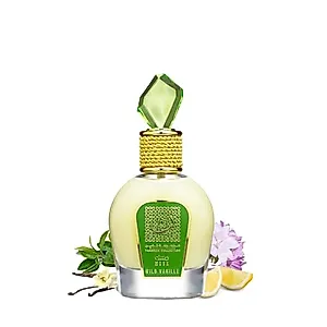 Lattafa Thameen Collection Musk Wild Vanille Eau de Parfum Spray for Women, 3.4 Ounce