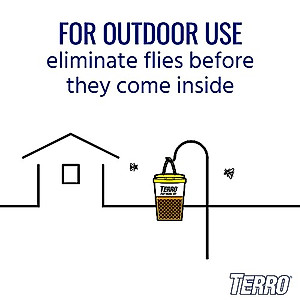Victor TERRO T524 Poison-Free Hanging Disposable Fly Trap