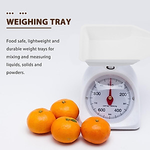 Scicalife Weigh Boats,10 Pack Plastic Disposable Trays for Scale, Square Weighing Dishes,Easy Pour Design,Square Lab Weighing Dishes for Measuring,Storing, Mixing Powders,Liquids