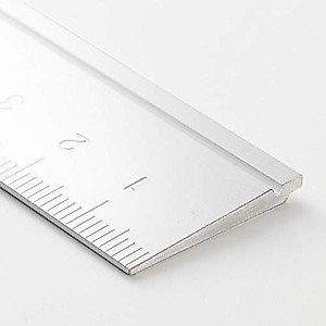 MUJI Japan Aluminum Ruler 15ｍｍ Silver