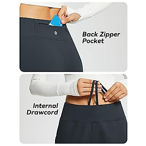 BALEAF Women's Fleece Lined Joggers Waterproof Thermal Hiking Pants Sweatpants Track Pants Winter Clothes Running Gear Gray XL