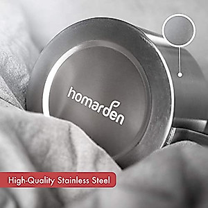 Homarden Stainless Steel Watering Can, Long Spout for No Spillage, Indoor/Outdoor Plants, Ideal 30 oz.