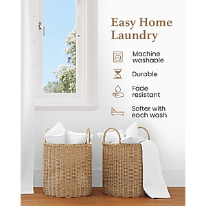 1000 TC White Standard Pillowcases Set of 2 100% Egyptian Cotton Pillow Cases with Long Staple Cotton & Sateen Weave, Silky Soft Hotel - Like Bed Pillow Covers for Comfy Sleeping, Snug Fit