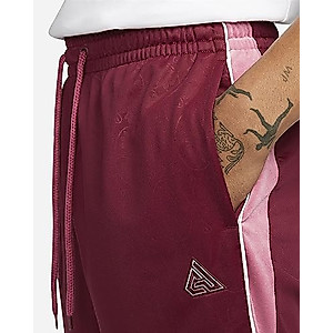 Nike Giannis Men's Lightweight Basketball Pants, Dark Beetroot/Sweet Beet/Sail/Sail, M Regular US