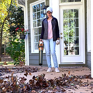 Yard Force YF13JBL 13A Leaf Blower - 130 MPH, 630 CFM High-Performance Electric Handheld Blower with PPE Kit | Lightweight, Eco-Friendly & Easy-to-Use for Yard Maintenance