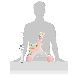 Fisher-Price Brilliant Basics Stroll-Along Walker, Pink