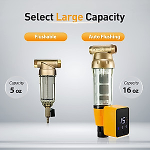 iSpring Whole House Water Filter System + Spin Down Sediment Water Filter