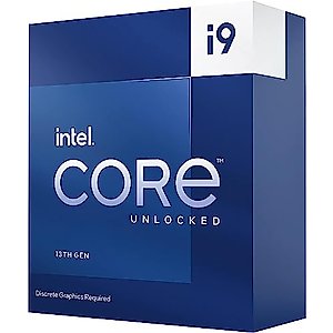 Intel Core i9-13900KF (Latest Gen) Gaming Desktop Processor 24 cores (8 P-cores + 16 E-cores) - Unlocked