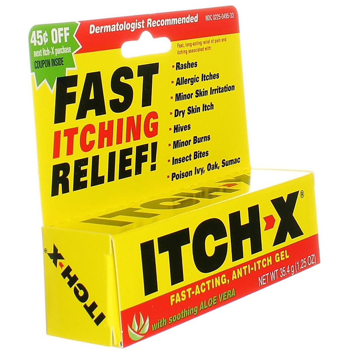 ITCH-X Anti-Itch Gel 1.25 oz (Pack of 2)