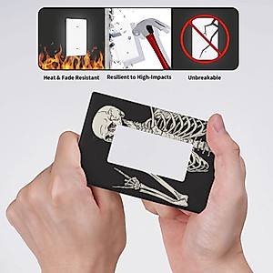 Skeleton Skull Single Rocker Light Switch Cover Wall Plate Decorative Outlet 1 Gang Faceplate for Kids Girls Bedroom Kitchen Funny Room Decor 4.40" X 2.70"