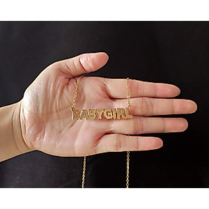 GR859C Halloween Personalized Necklace Name Plate Necklace Gifts for Her Christmas Cobi