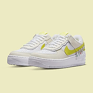 Nike Women's Shoes Air Force 1 Shadow SE Pale Ivory Light Zitron DJ5197-100 (Numeric_7)