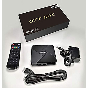 Android TV Box, Diyomate 4K Android Smart TV Box Amlogic S905 Quad Core Media Player Support 3D WiFi HDMI for Home Entertainment
