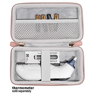 CaseSack Case for Thermometer Like Braun ThermoScan 7, 7+, 5 IRT6500, 3 Braun Digital Ear Thermometer, iHealth, MILDSIX, KDT, EasyEast, CandyCare, Health & Health, LAMIG, Hugum, GoodBaby