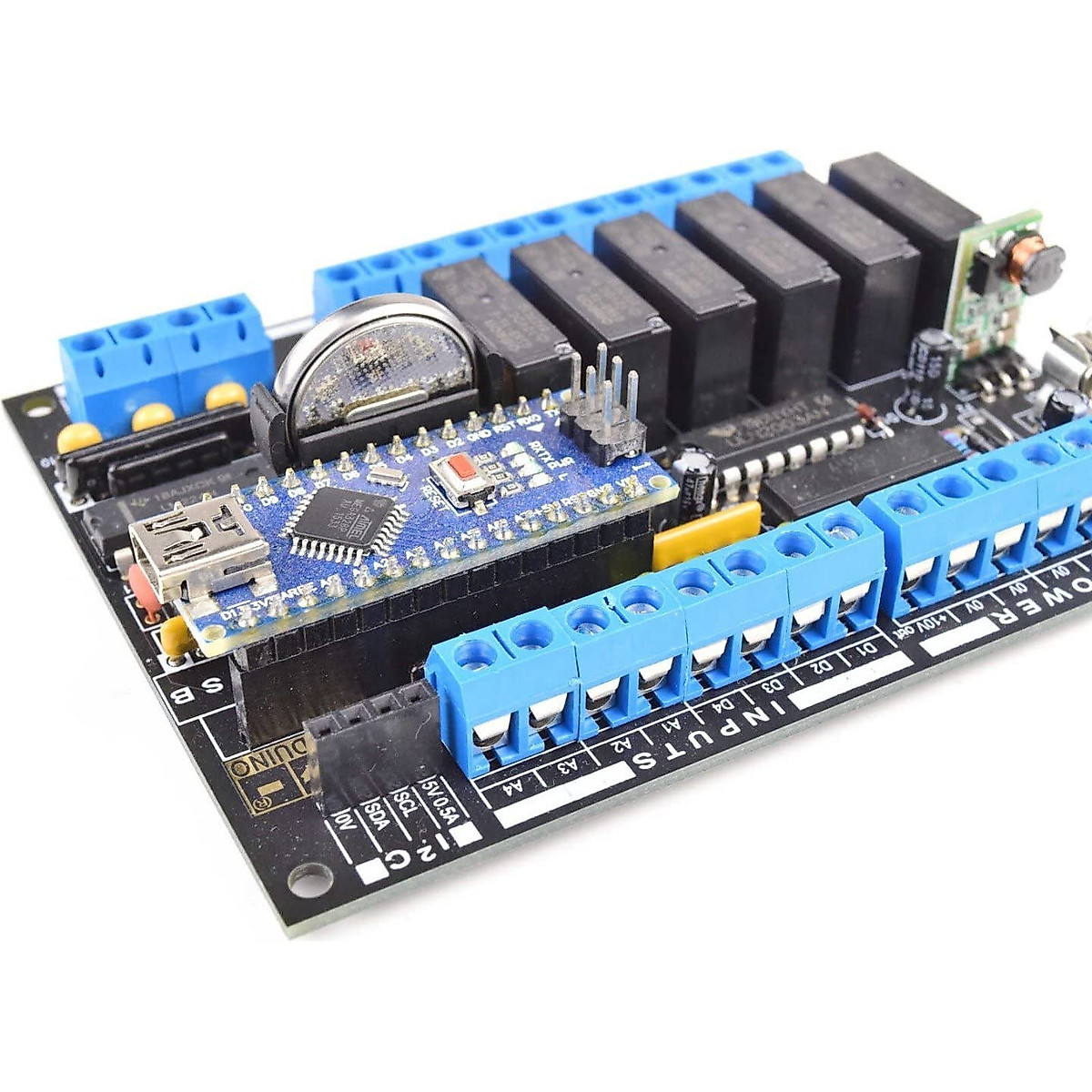 CANADUINO® PLC MEGA328 Electronics DIY Kit (100% Compatible with Arduino)
