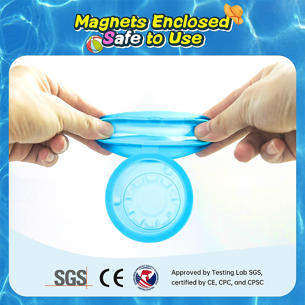 Hiliop 16PCS Reusable Water Balloons for Kids Adults, Silicone Refillable Water Balloons Self Sealing Water Balloons Quick Fill with Magnetic & Mesh Bag