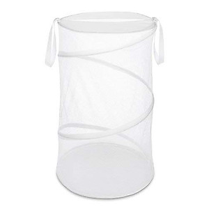 Whitmor 15-Inch Collapsible Hamper White