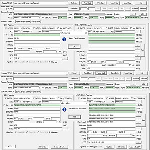 Smart Chip EMV SIM eID Card Reader Writer Programmer with 5pcs Blank Programable LTE USIM 4G Card + SIM Personalize Software (Black)