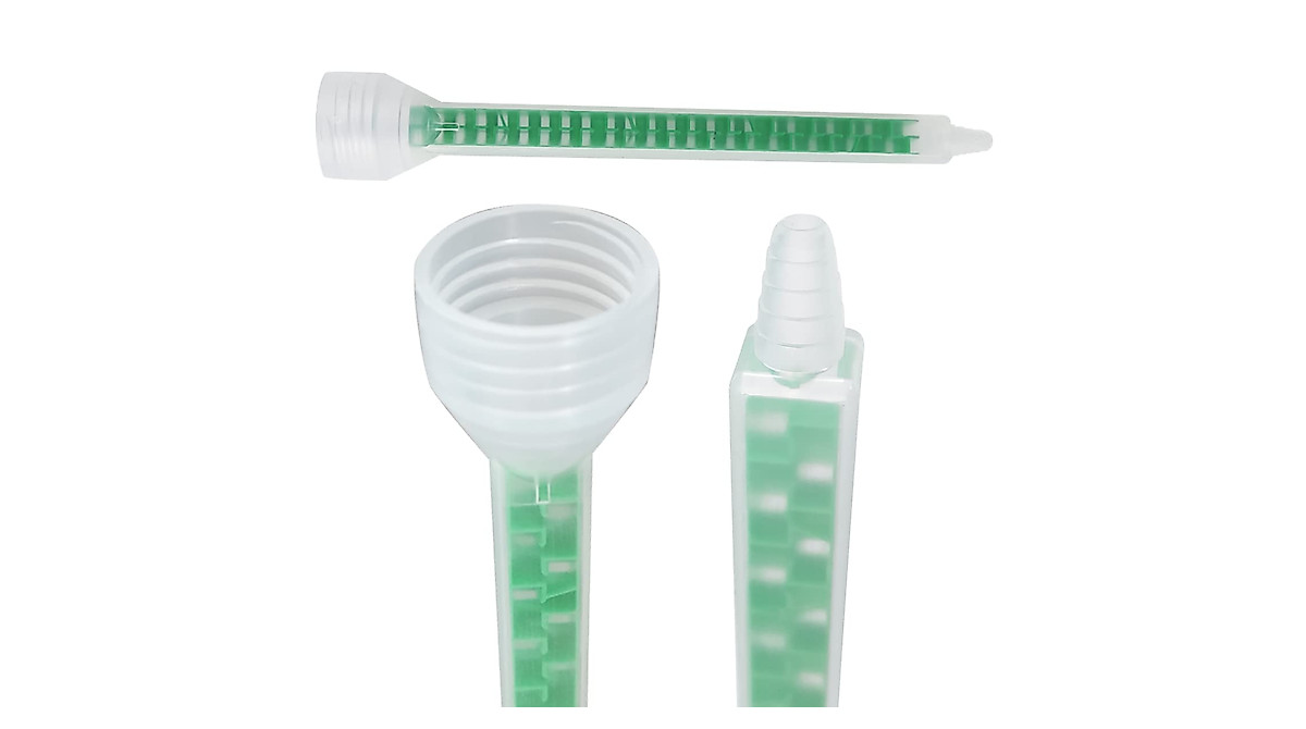 Weilan Epoxy Mixing Nozzle - Precise 2-Part Adhesive Tip (24-Element ...