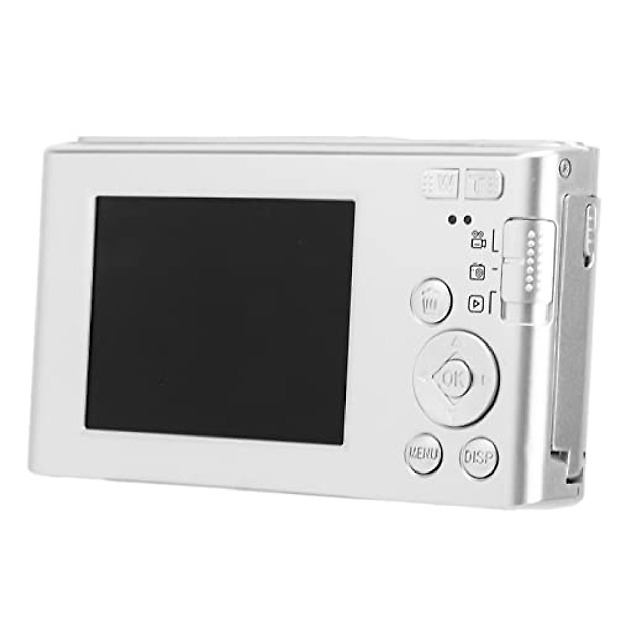 Focket Kids Digital Camera, 1080P 38MP Kids Camera with 6X Optical Zoom 2.4 Inch Portable Rechargeable Compact Camera Vlogging Camera for Kids Teens Students Beginners Seniors