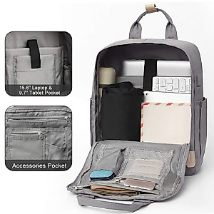 YAMTION Laptop Backpack for Women Bookbag School Backpack Bag Girl Computer Pack with Charger