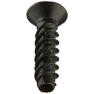Small Parts 0408LTFB Steel Thread Rolling Screw for Plastic, Black Oxide Finish, 82 Degree Flat Head, Star Drive, #4-20 Thread Size, 1/2" Length (Pack of 100)