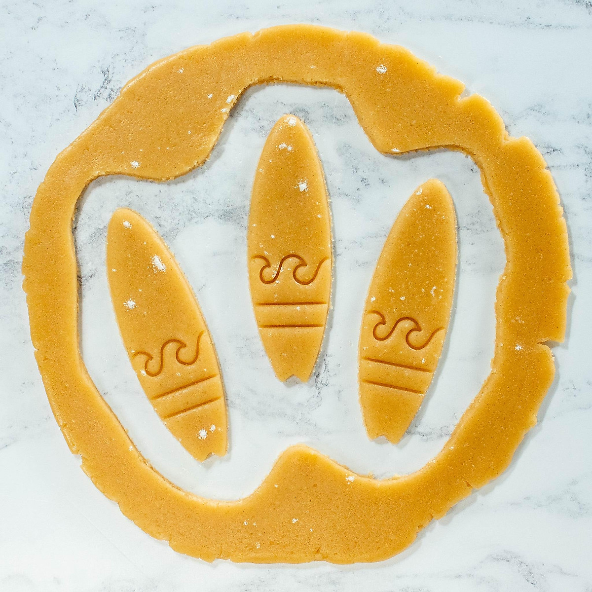 Surfboard cookie cutter, 1 piece - Bakerlogy