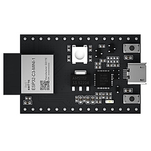 Test Kits for ESP32 ESP32-C3 2.4G WiFi Module ESP32-c3-mini-1 Dual Core Mcu Lower Power 20dbm 400m esp32 SOC PCB Antenna for Wearables and IoT Devices
