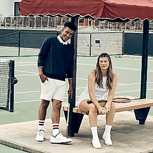 GOLDTOE Men's 656S Cotton Crew Athletic Socks, Multipairs, Grey Heather (6-Pairs), Large