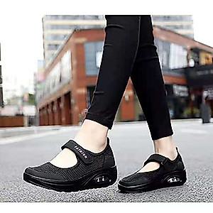 QVC-Clark Orthopedic Women's Working Nurse Shoes (Black,8)