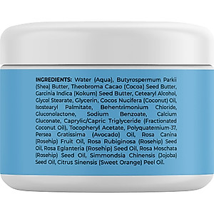 Scar Cream Face and Body Moisturizer - Whipped Blemish Cream for Stretch Marks and Old Scars with Shea Butter - Silicone Free Hydrating Stubborn Scar Cream with Vitamin E for Face and Body Care