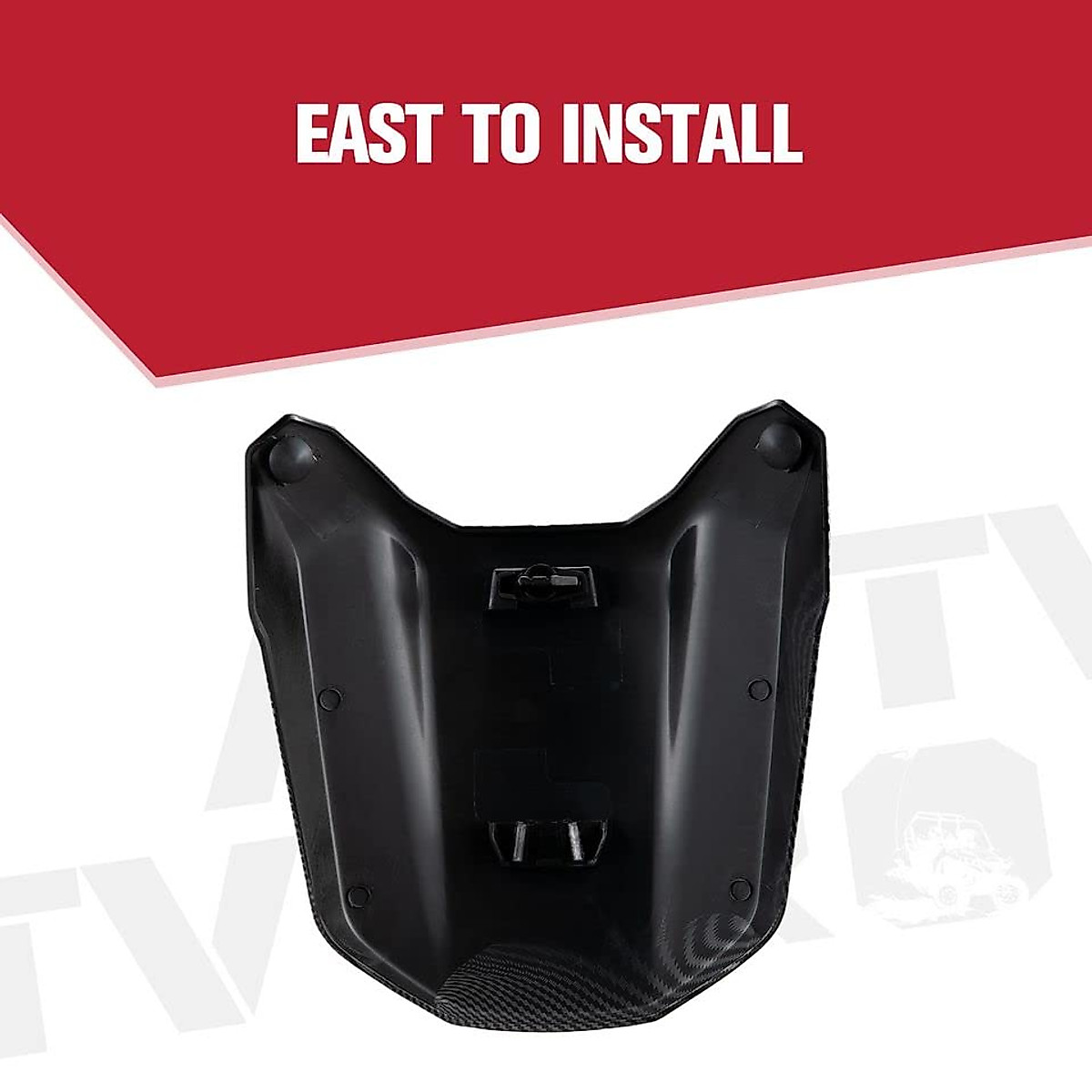 A & UTV PRO Ryker Mono Seat Cowl, Carbon Fiber Pattern Mono Seat Cowl Cover Kit for Can Am Ryker All Models Accessories, Replace OEM # 219401001, 1PCS