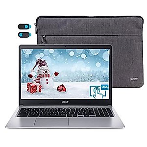 acer 2022 Chromebook 315 Touchscreen, 15.6 Full HD Touch Screen Laptops, Intel Celeron N4020, 4GB RAM, 64GB eMMC, Gigabit WiFi, Bluetooth 5.0, Google Chrome OS,chromebook YSC Accessory