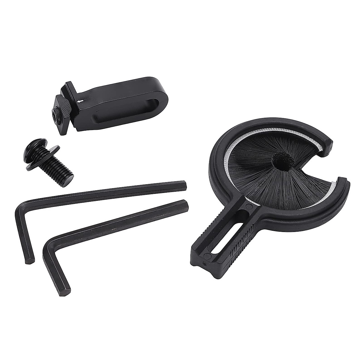 SPYMINNPOO Brush Arrows Rest Set, Compound Recurve Bow Brush Arrows Rest Set Round Arrows Stand Hunting Accessories for Left Right Hand Extreme Sports