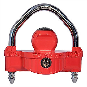 Trimax UMAX25 UMAX Red Universal Die Cast Dual Purpose Narrow Body Coupler Lock