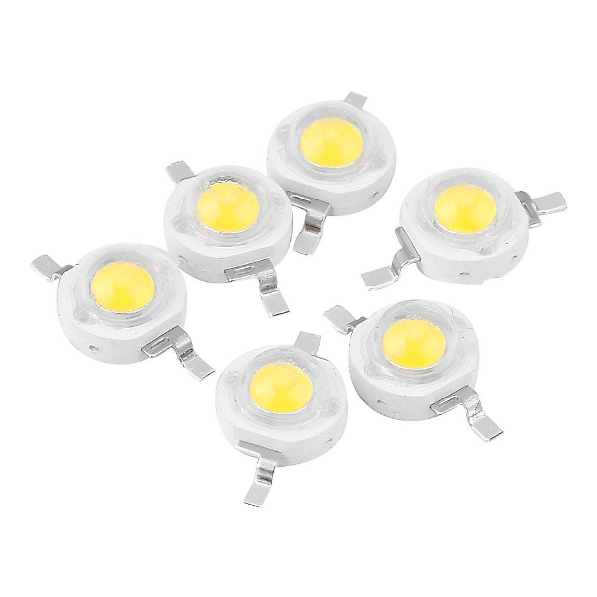 LED Chip - 3W High Power - LED Lamp Beads - Light-Emitting Diode Chips SMD - for DIY Lighting Fixtures - DIY Lighting(100 PCS)(White 6000-6500K)