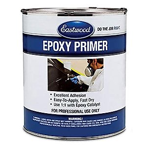 Eastwood Gray Epoxy Steel Aluminum Fiberglass Primer and Sealer Quart 1:1 Corrosion Resistance