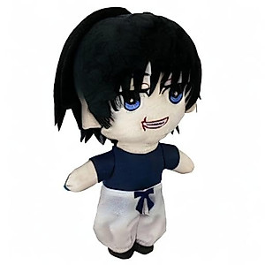 QAHEART 25cm Fushiguro Toji Soft Figure, Anime Figure Throw Pillow Hug Pillow Home Sofa Decoration Collectible for Fans