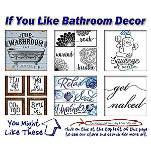 Black and White Bathroom Wall Art (8x10) - Black and White Bathroom Wall Decor Unframed Prints - Great Restroom Gray and White Bathroom Decor Black and White Bathroom Accessory