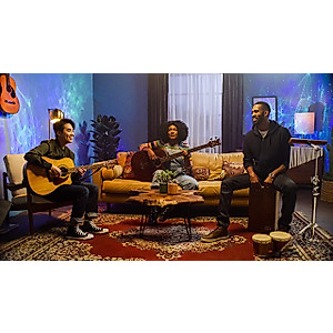 BlissLights Sky Lite 2.0 - RGB LED Laser Star Projector, Galaxy Lighting, Nebula Lamp (Green Stars, Smart App)