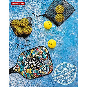 VINSGUIR Pickleball Balls 4 Pack