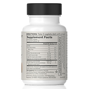 Shaklee - Advanced Joint Health Complex - Concentrated Glucosamine and Fast-Acting Boswellia Extract to Improve Joint Comfort - with Zinc, Copper, Manganese, and Vitamin C - 60 Caplets