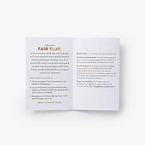 The Fair Play Deck: A Couple's Conversation Deck for Prioritizing What's Important