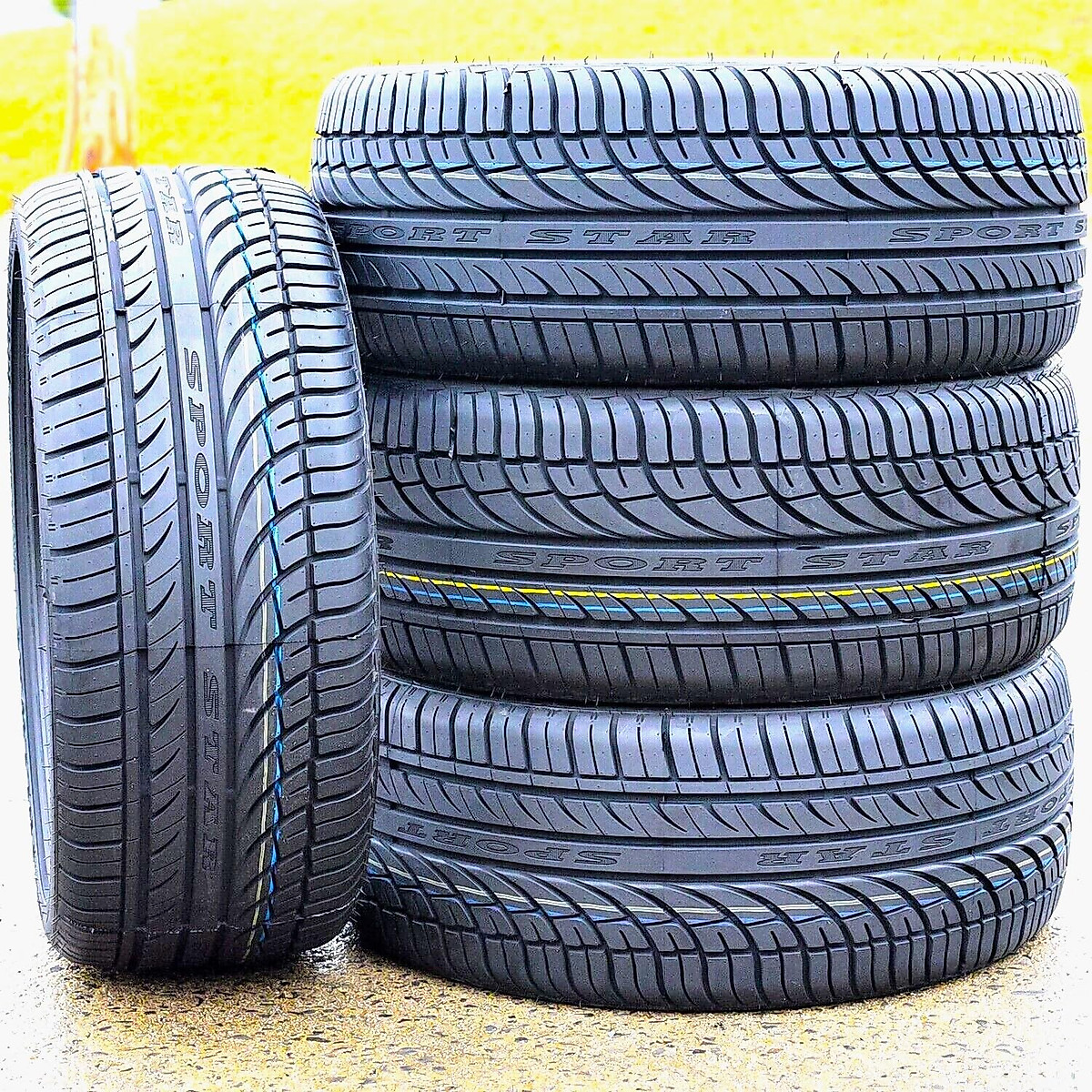 Set of 2 (TWO) Fullway HP108 All-Season Passenger Car High Performance Radial Tires-225/30R20 225/30ZR20 225/30/20 225/30-20 85W Load Range XL 4-Ply BSW Black Side Wall UTQG 380AA