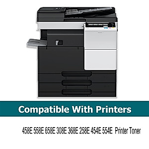 1-Pack Compatible Konica Minolta TN516 TN515 TN514 TN513 TN512 TN324 TN326 Black Toner Cartridge Works with Konica Minolta Bizhub 308E 458E 558E 658E 368E 454E 554E Printer Toner 29K Pages High-Yield