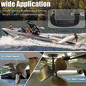 Inboard Prop Propeller Puller C Clamp for Ski Wakeboard Surf Boat Propellers Works on 3/4" to 1-1/8" shaft