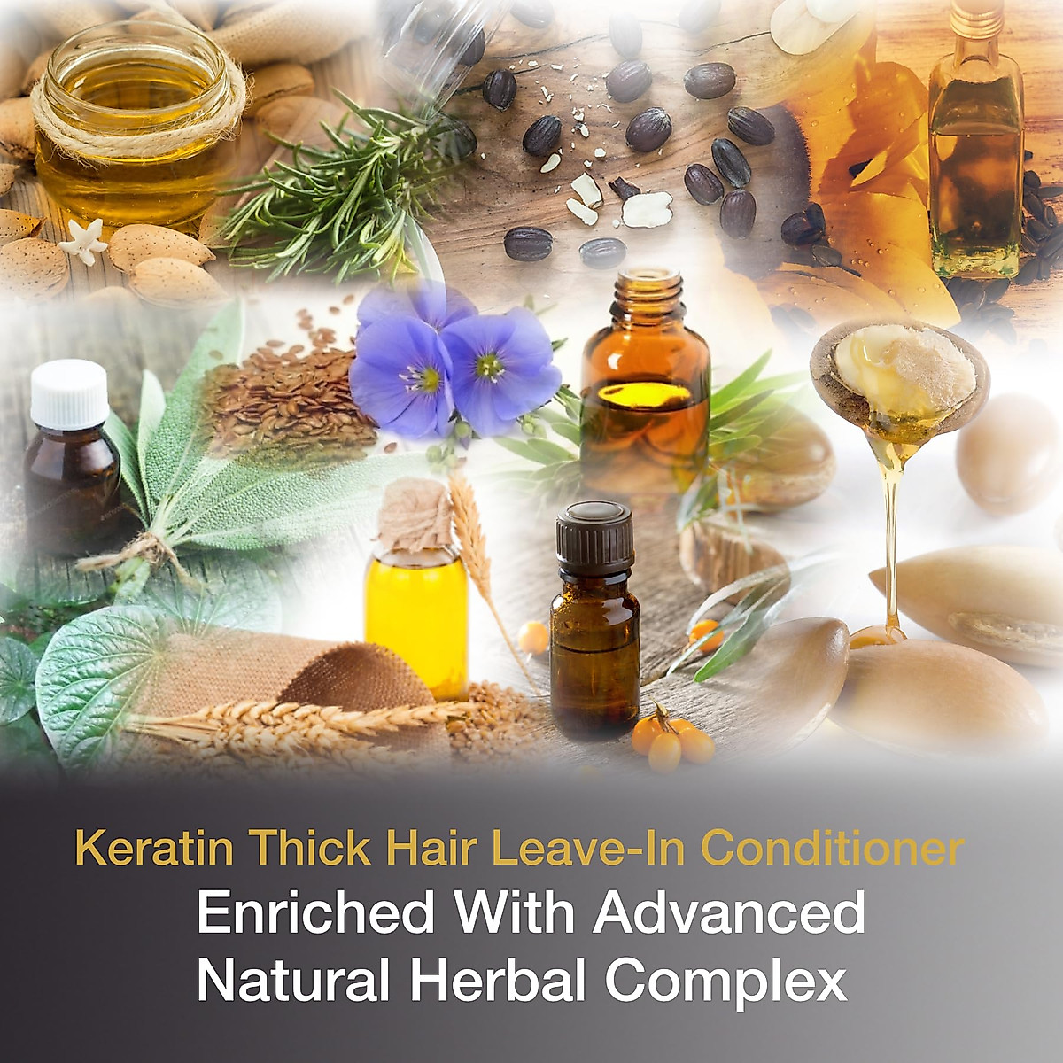 Vitamins Leave in Conditioner Cream - Indulgent Anti Frizz Conditioning for Curly Hair - Curl Defining Styling Detangler for Thick Coarse Natural Dry Damaged Hair (Keratin)