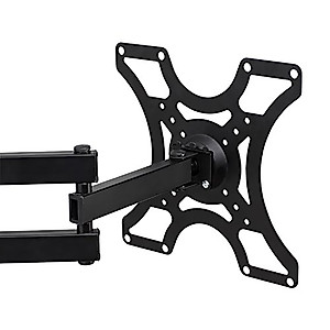 Mount-It! TV Wall Mount Bracket with Full Motion Arm Fits 13-42” Flat Screen TVs VESA 75, 100, 200, 55lb Weight Capacity WITH 15" EXTENSION