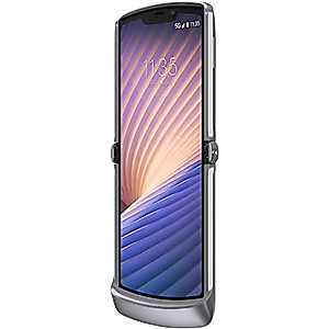 Moto Razr 5G 2020 (256GB, 8GB) 6.2" Flip P-OLED, Snapdragon 765 5G, 2800mAh Battery, 48MP Camera (Fully Unlocked for AT&T, T-Mobile, Verizon, Global) XT2071-2 Silver (Renewed)